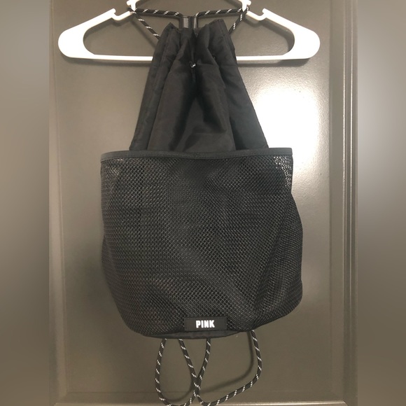 PINK Victoria's Secret | Other | Victorias Secret Pink String Backpack ...